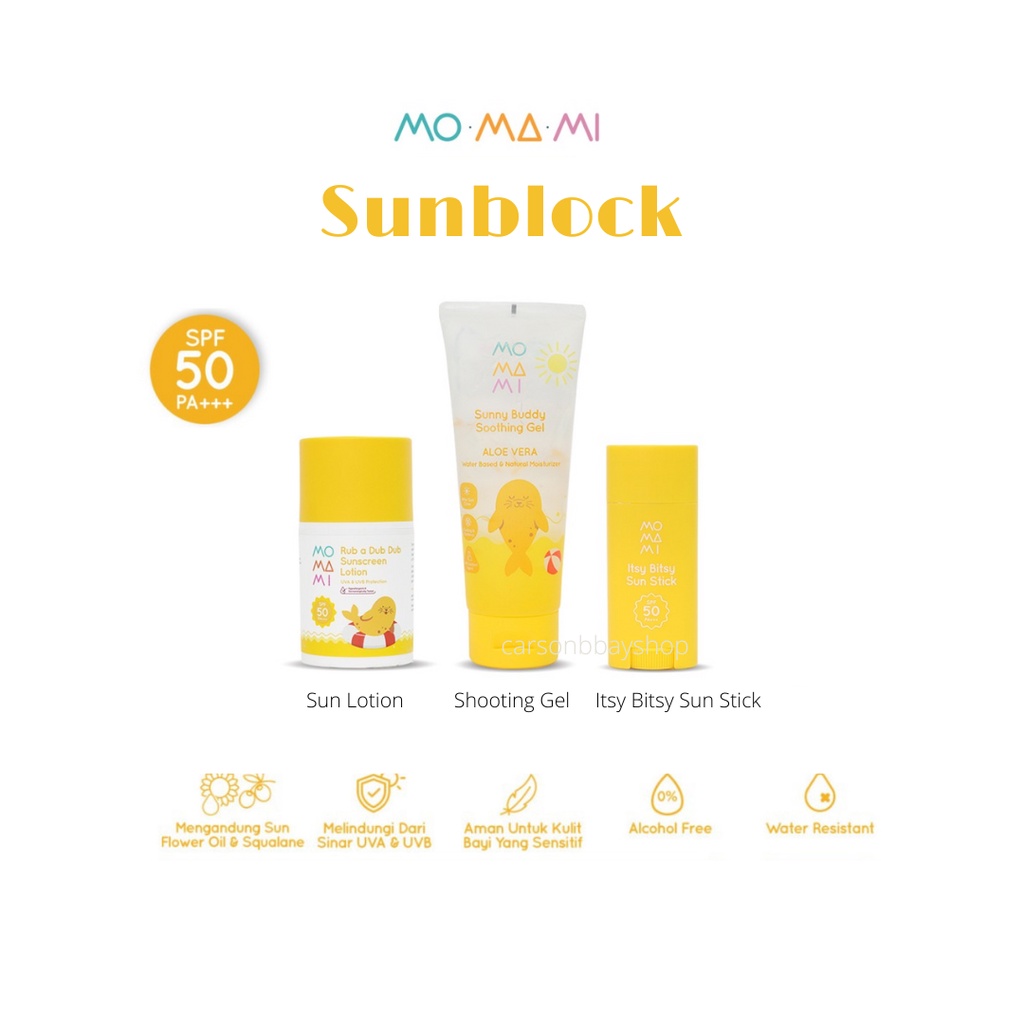 Jual Momami Sunscreen| Sunblock Anak | Shopee Indonesia