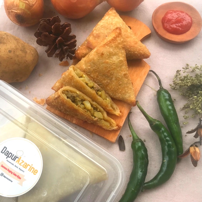 Jual Samosa/ Sambosa Kentang daging cabe hijau Frozen | Shopee Indonesia