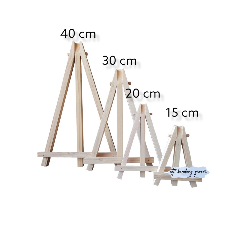 Jual Easel Kayu Stand Lukis Sandaran Display Kanvas | Shopee Indonesia