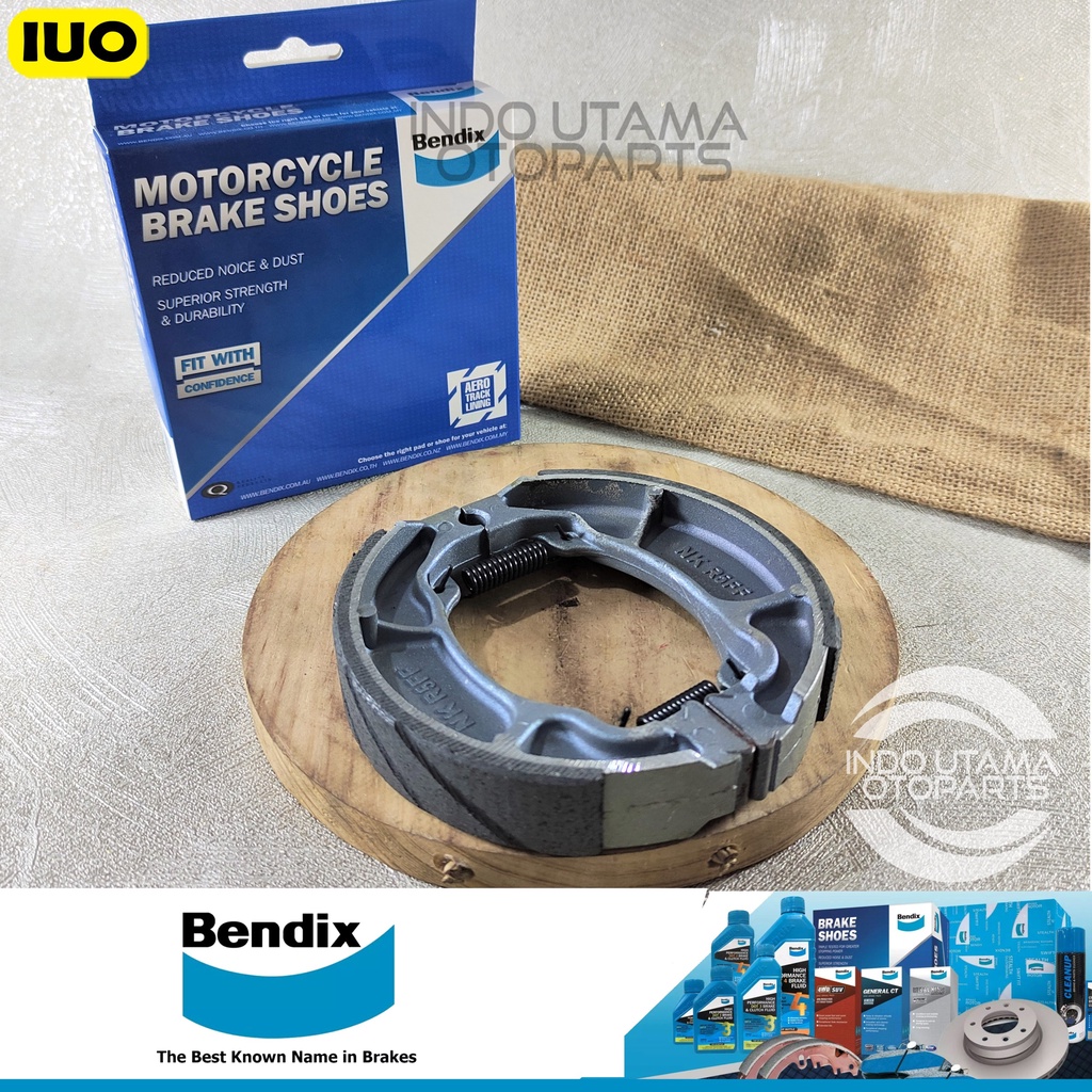 Jual Kampas Rem Belakang Scoopy Mega Pro New Tiger Bendix MS6 | Shopee Indonesia