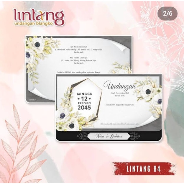 Jual CETAK UNDANGAN PERNIKAHAN GRATIS UNDANGAN DIGITAL 58 | Shopee ...