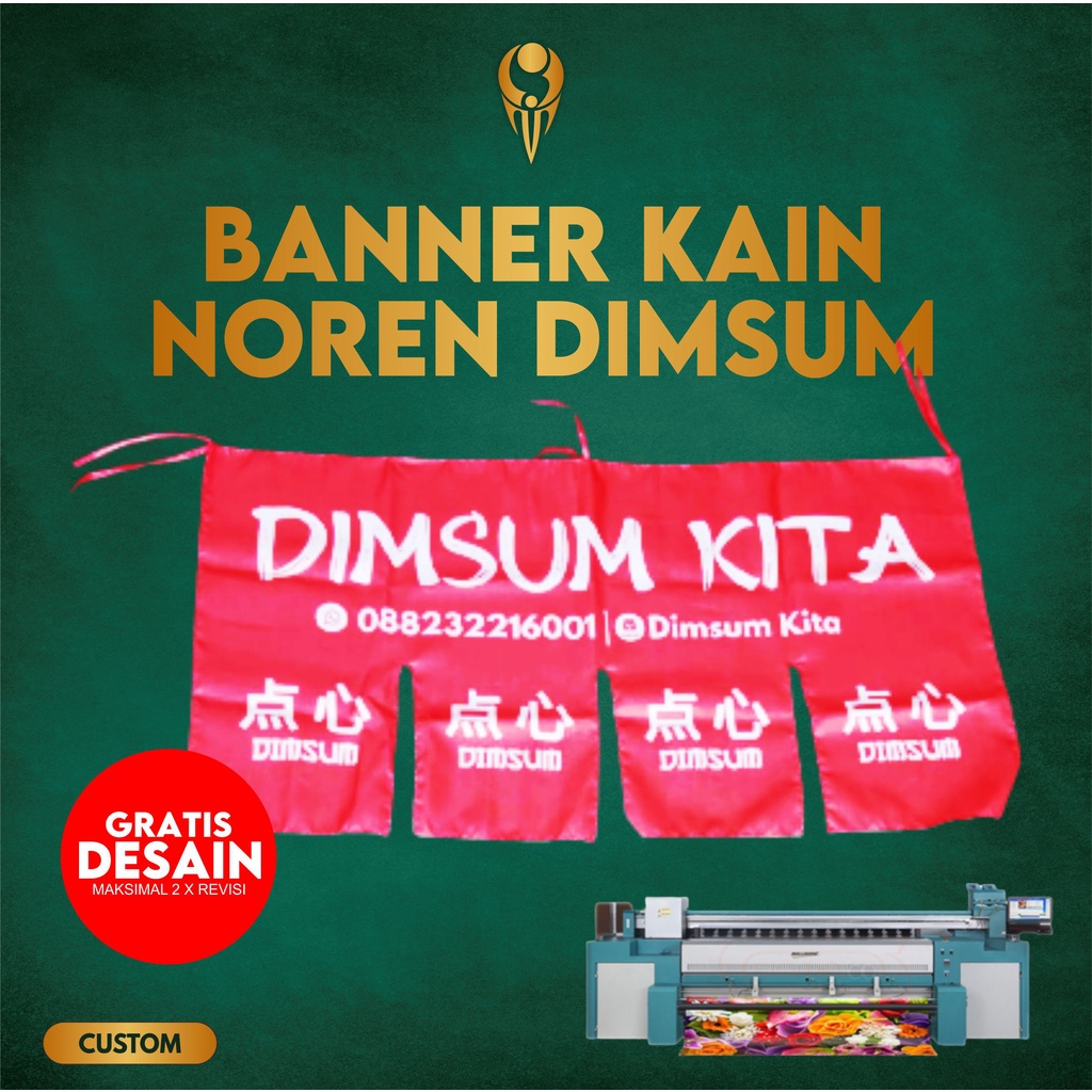 Jual BANNER KAIN NOREN DIMSUM - SOLDIMPRO | Shopee Indonesia
