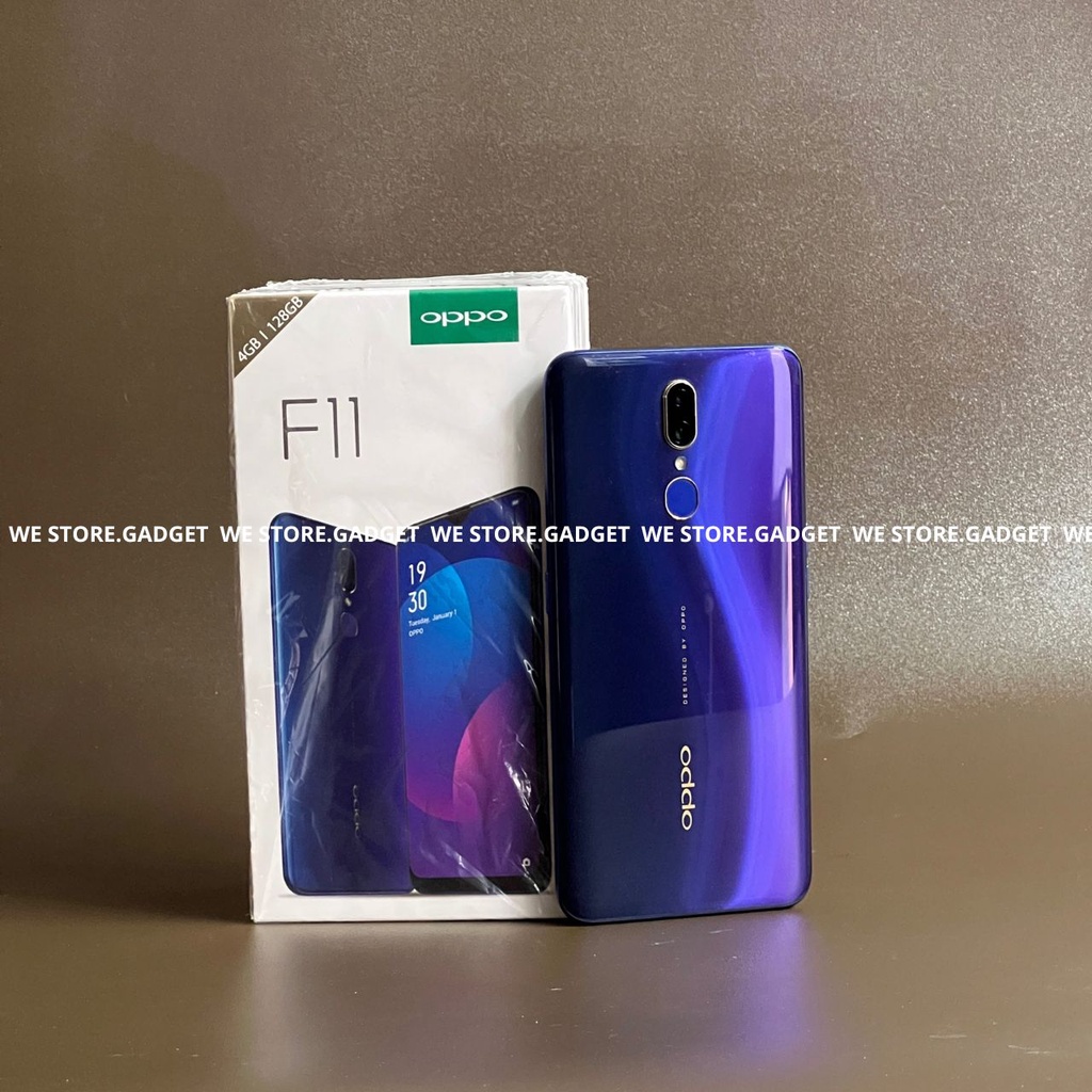 Jual OPPO F11 4/128gb SECOND FULLSET ORIGINAL | Shopee Indonesia