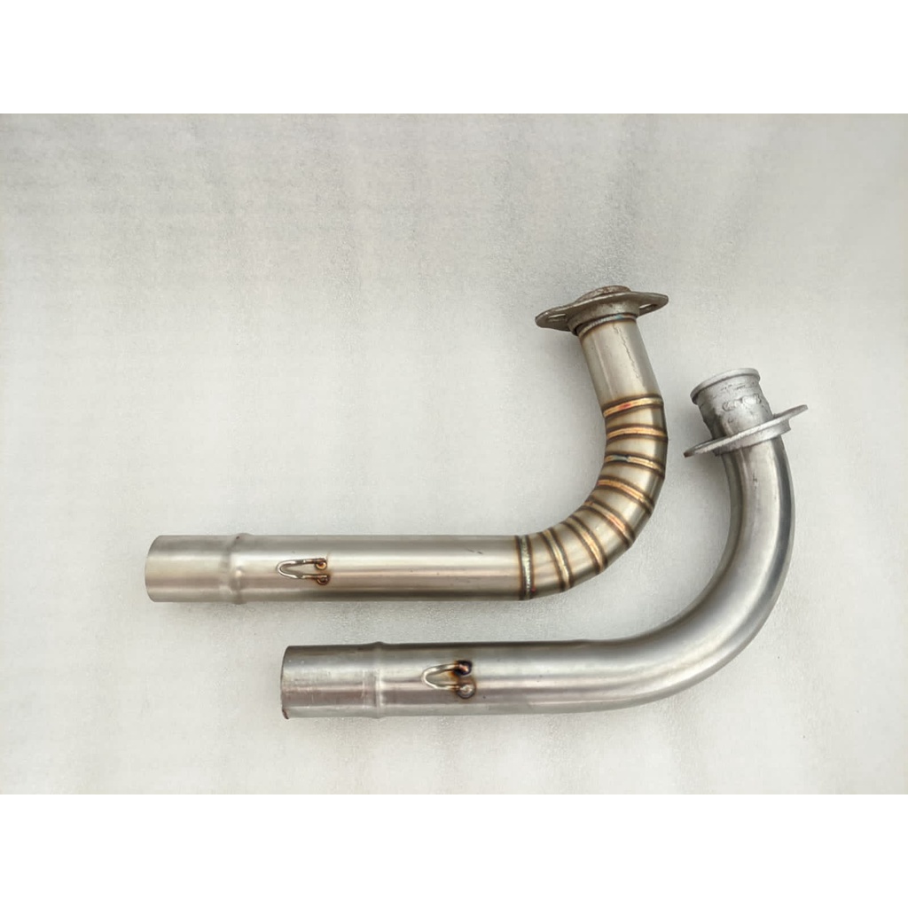 Jual Pipa header 28 stainless leheran fullcacing/semi knalpot motor ...