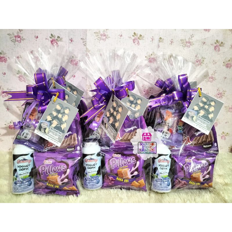 Jual Mini Snack Hemat || Paket Snack Serba Ungu || Parcel snack murah ...