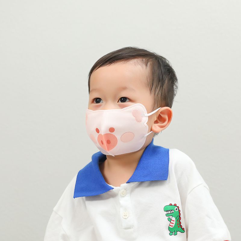 Jual [LOGU] Masker mulut 3D kartun lucu anak, Masker animal kitty ...