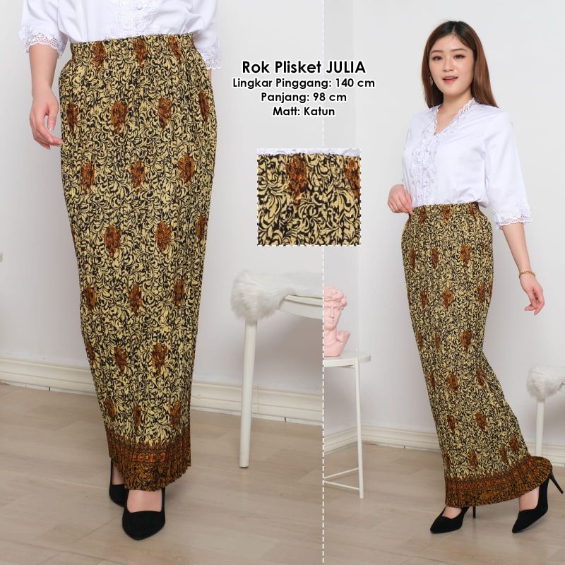 Jual Rok Rampel Batik Bawahan Kebaya Encim Pesta | Shopee Indonesia