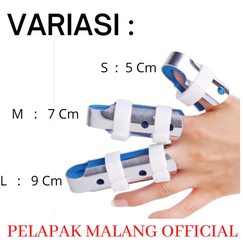 Jual Pelindung penjaga jari alumunium finger splint trigger brace ...
