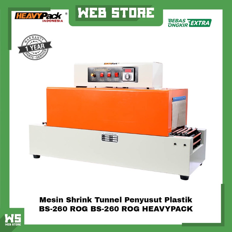 Jual Mesin Penyusut Plastik Shrink Tunnel Packaging BS-260 ROG ...