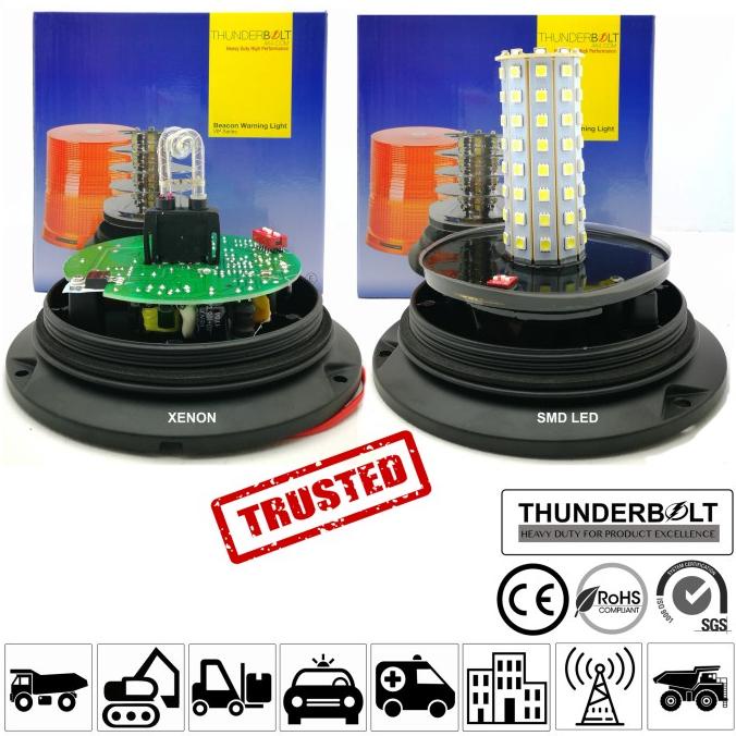 Jual Rotary Lamp, Beacon Light, Warning Light Wl27 Led Heavy Duty ...