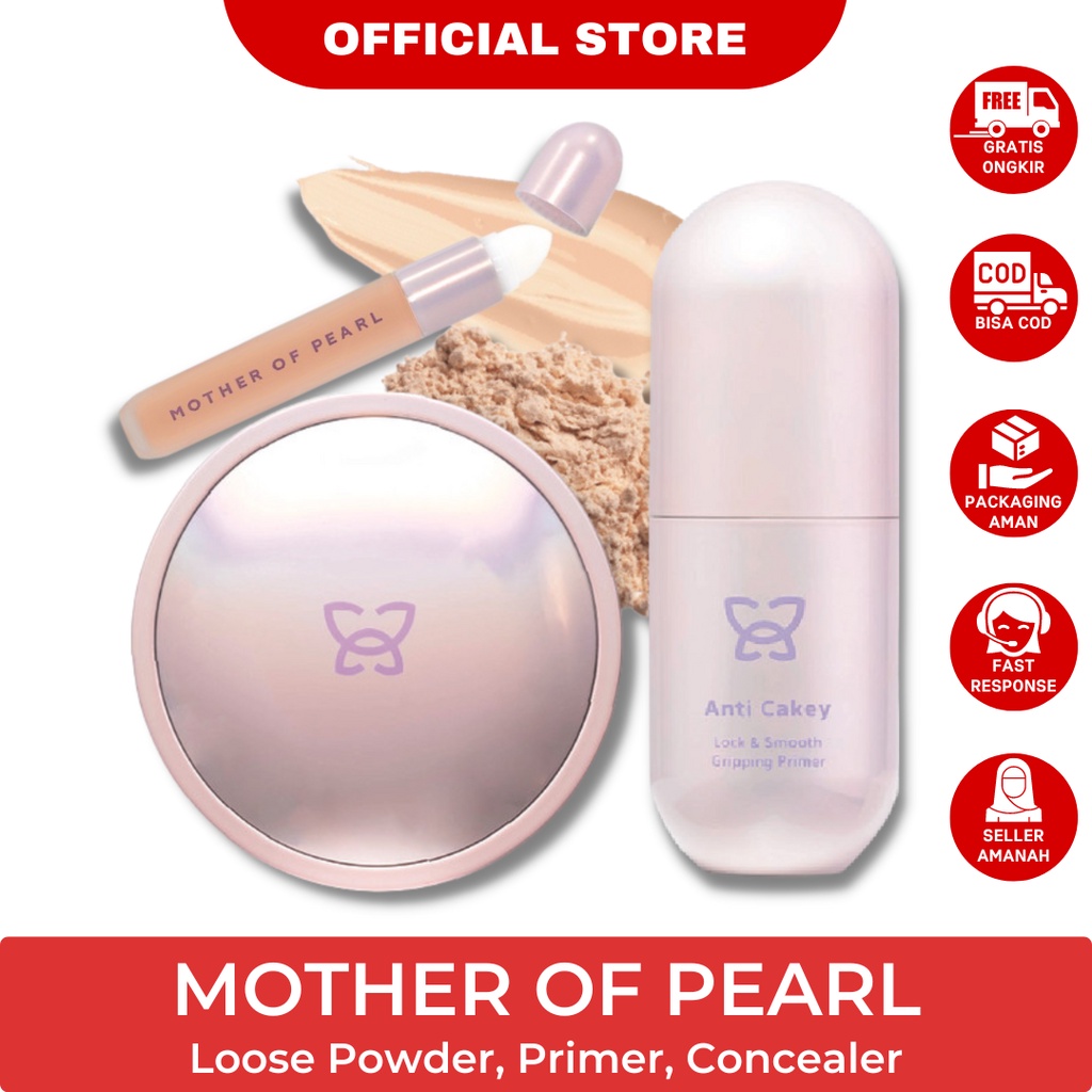 Jual Mop Beauty Mother Of Pearl Loose Powder | Primer | Foundation ...