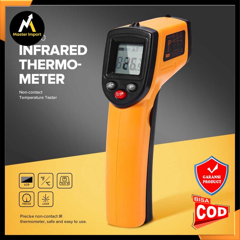Jual Taffware Thermogun Thermometer Industrial Laser Infrared ...