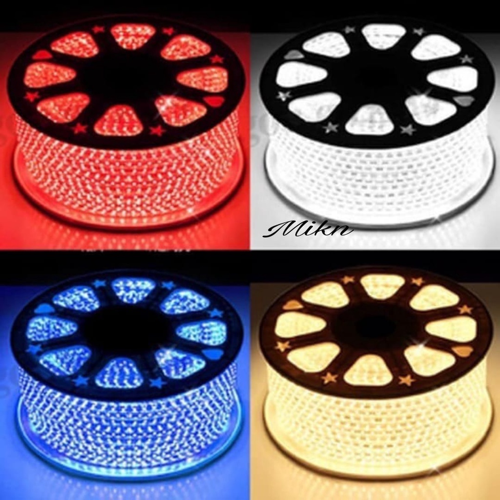 Jual Lampu led strip selang SMD 5050 220v 100m 100meter 220V lampu led ...