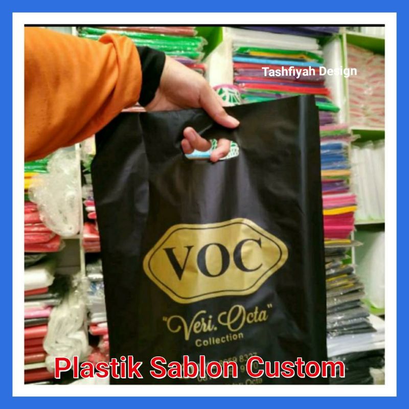 Jual Plastik Hd Plong Pon Sablon Plastik Custom Desain Uk 25x35cm