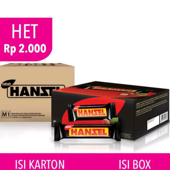 Jual NABATI HANZEL 24 GRAM (12 BUNGKUS) | Shopee Indonesia