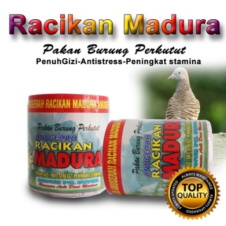 Jual Pakan Makanan Burung RACIKAN MADURA PERKUTUT Kutut Piyek Gacor ...