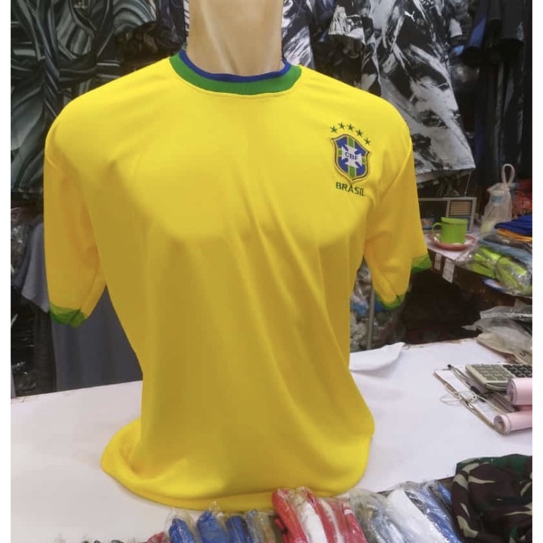 Jual jersey bola BRAZIL HOME world cup 2022 | Shopee Indonesia