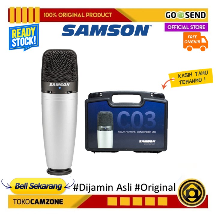 Jual Samson C03 Multi-Pattern Condenser Microphone | Shopee Indonesia