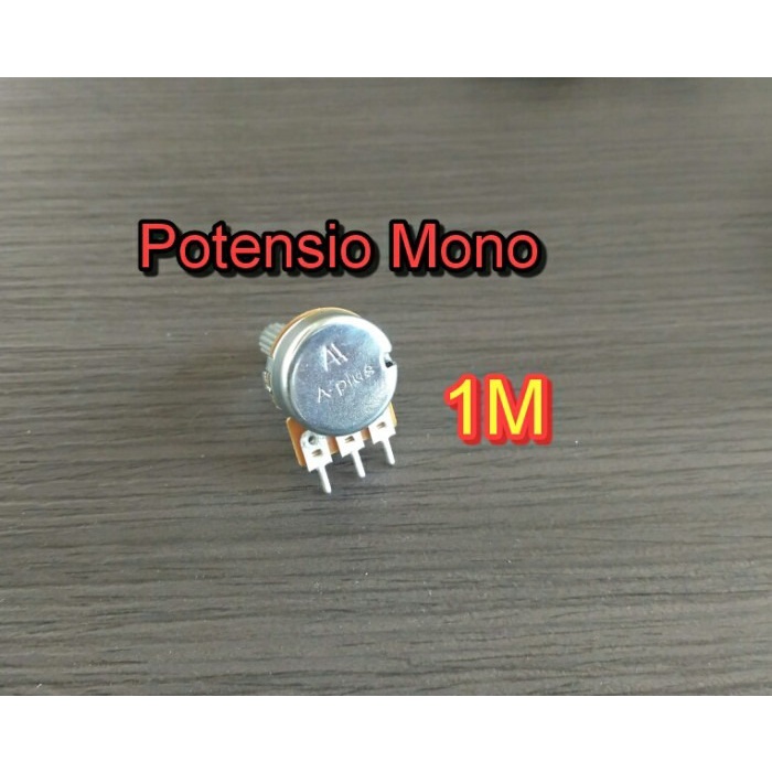 Jual POTENSIO MONO 1M POTENSIO METER 1M POTENSIOMETER VR 1 M VARIABEL ...