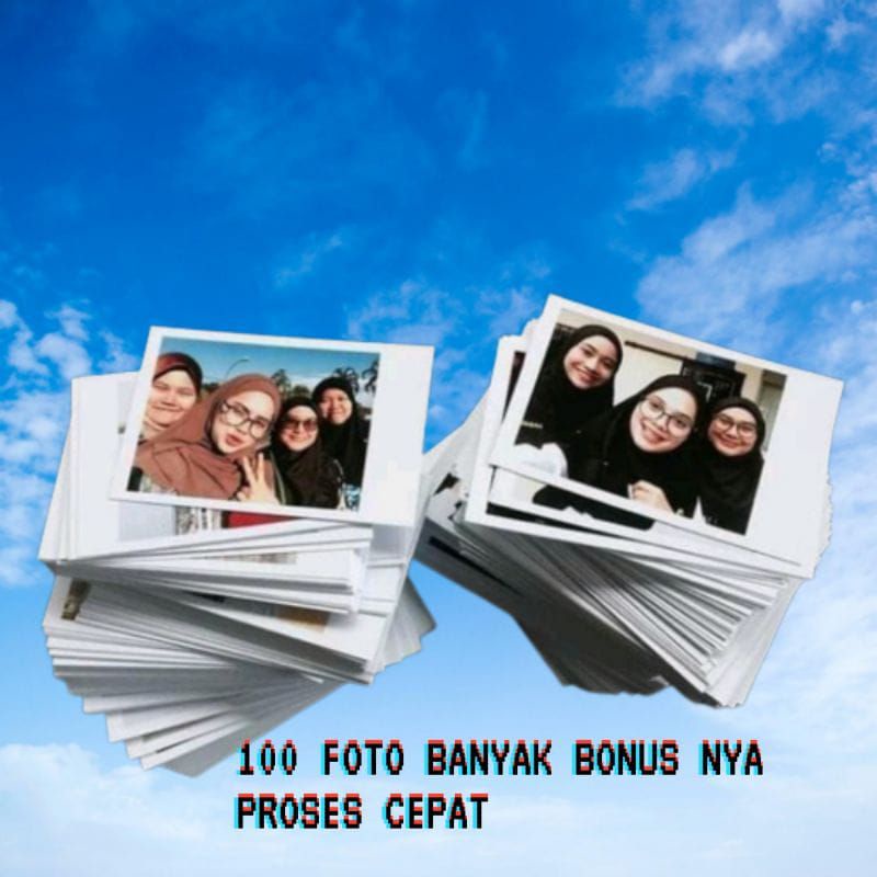 Jual CETAK FOTO POLAROID100 FOTO PROSES KILAT | Shopee Indonesia