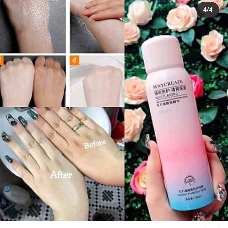 Jual maycreate spray whitening pemutih instan | Shopee Indonesia