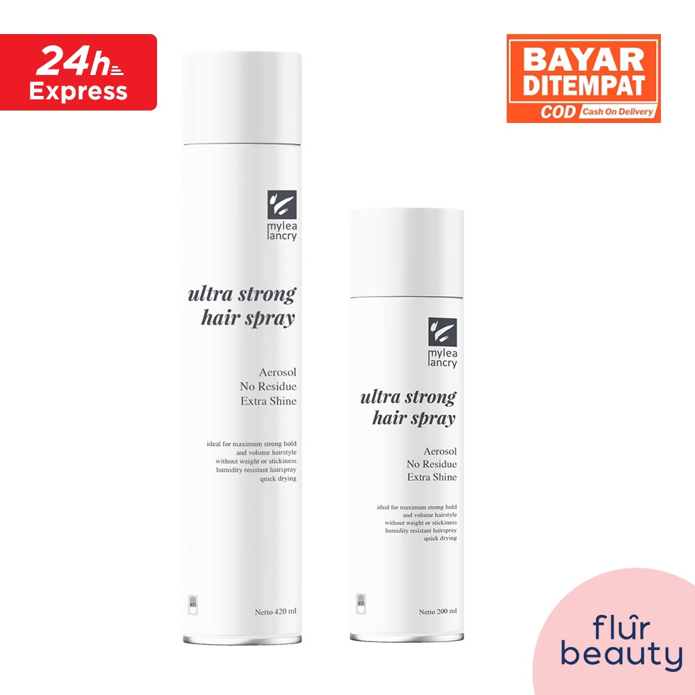 Jual Mylea Lancry – Ultra Strong Hair Spray 200ml & 420ml | Shopee ...