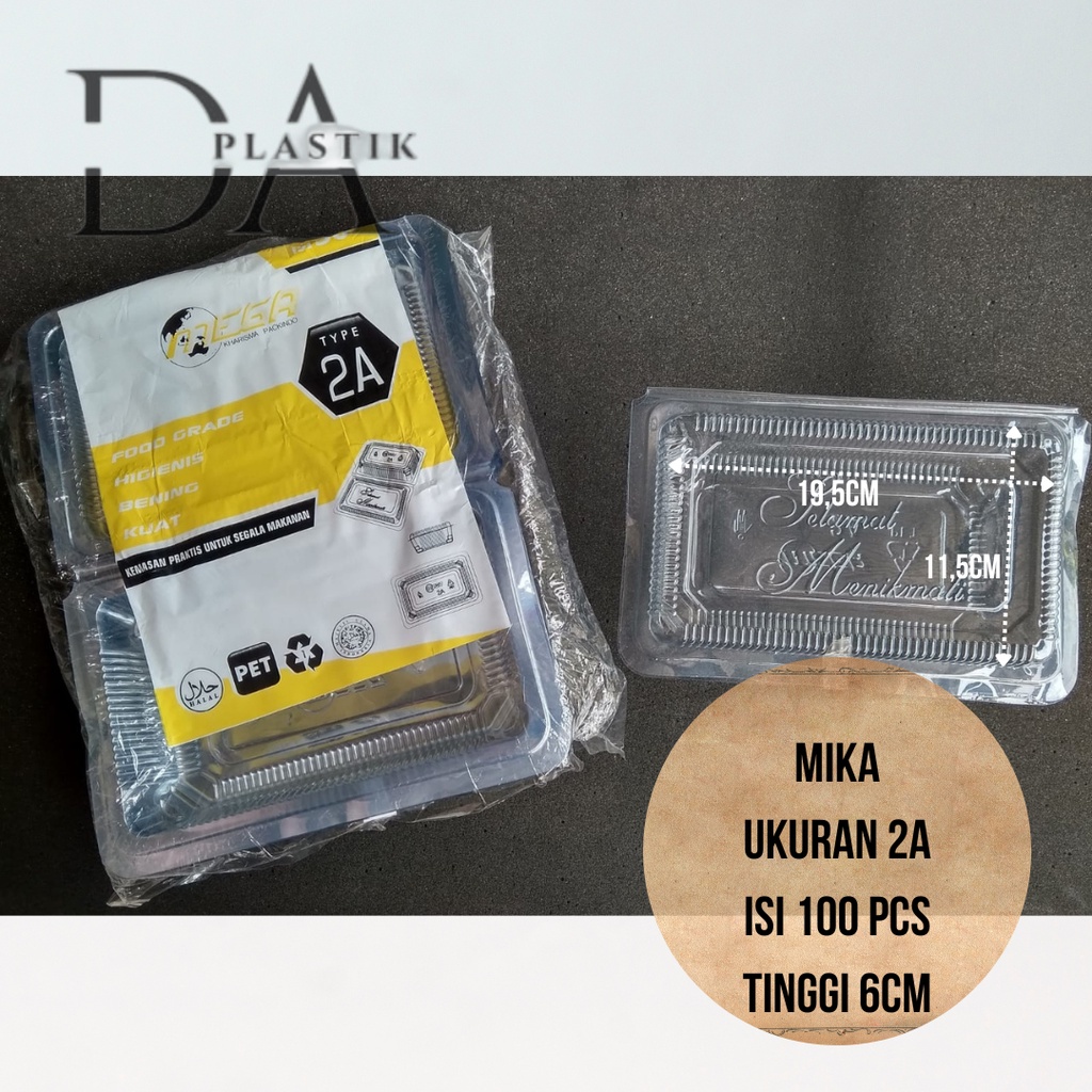 Jual MIKA TEBAL UKURAN 2A /MIKA WADAH NASI ATAU KUE | Shopee Indonesia