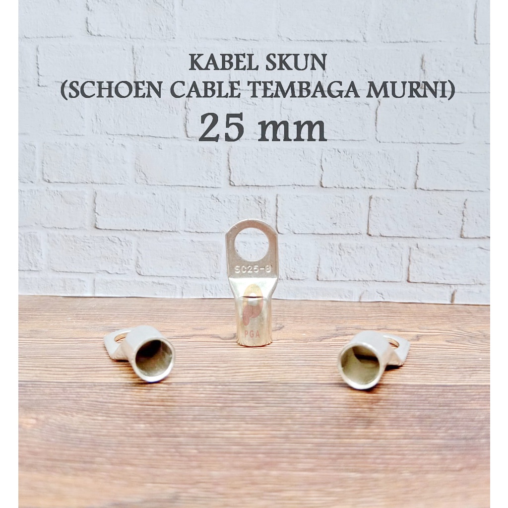Jual KABEL SKUN / SCHOEN CABLE TEMBAGA MURNI 25mm | Shopee Indonesia