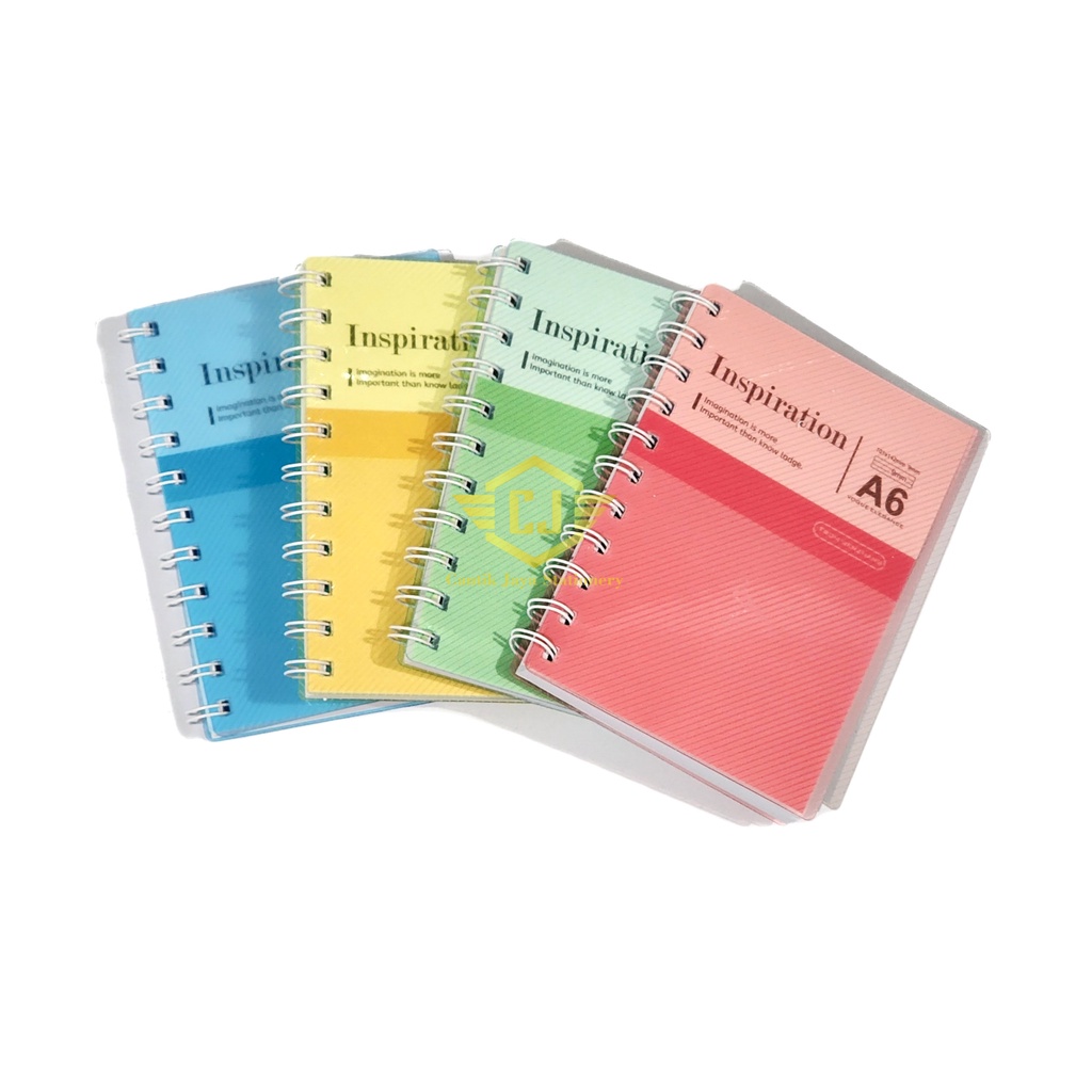 Jual Ruled Spiral Notebook A6 28850-36 Inspiration / Buku Catatan ...