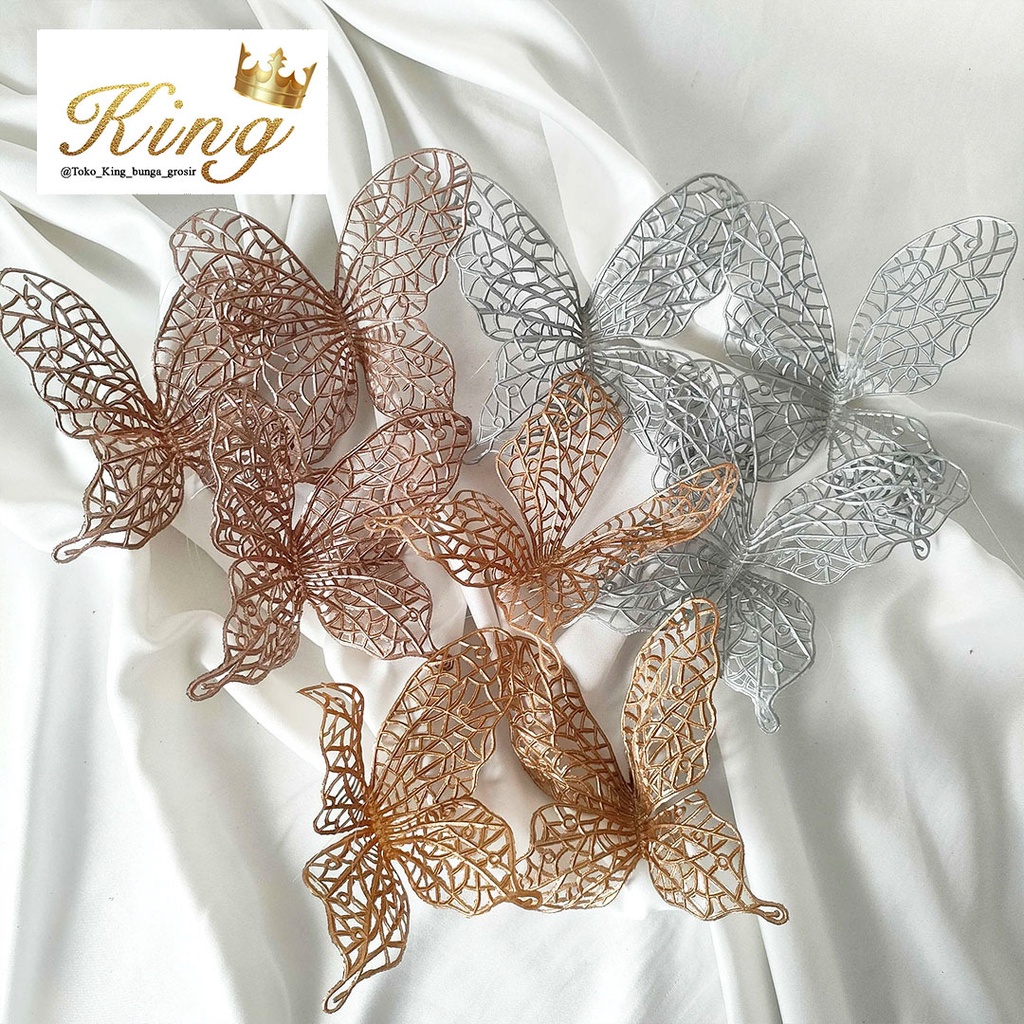 Jual Artificial Gold Butterfly Ramadhan Hampers Decoration Lebaran ...