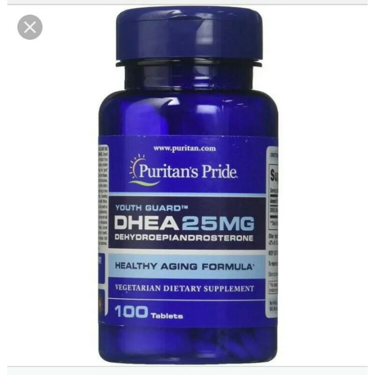 Jual Puritans Pride DHEA 25mg Youth Guard 100 Tablets | Shopee Indonesia