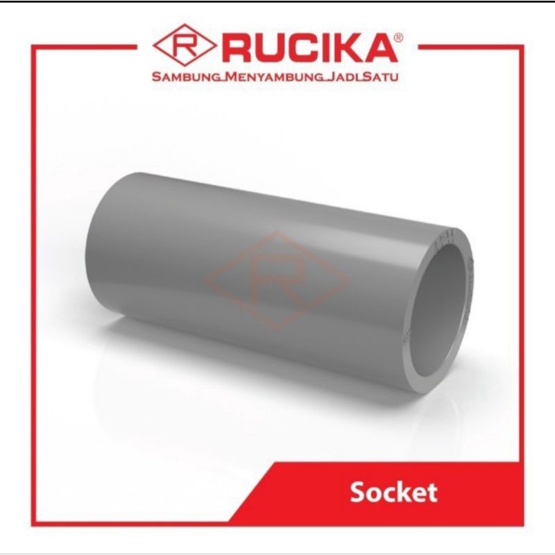 Jual Sok / Socket 1/2" - 1 1/2" Inch PVC RUCIKA / Fitting / Socket PVAC ...