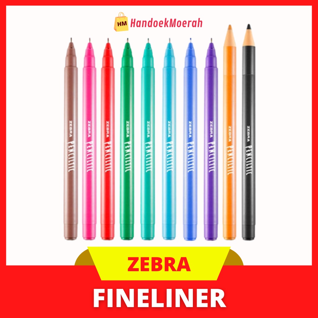Jual Zebra Penciltic Fineliner Pulpen Pen Warna | Shopee Indonesia