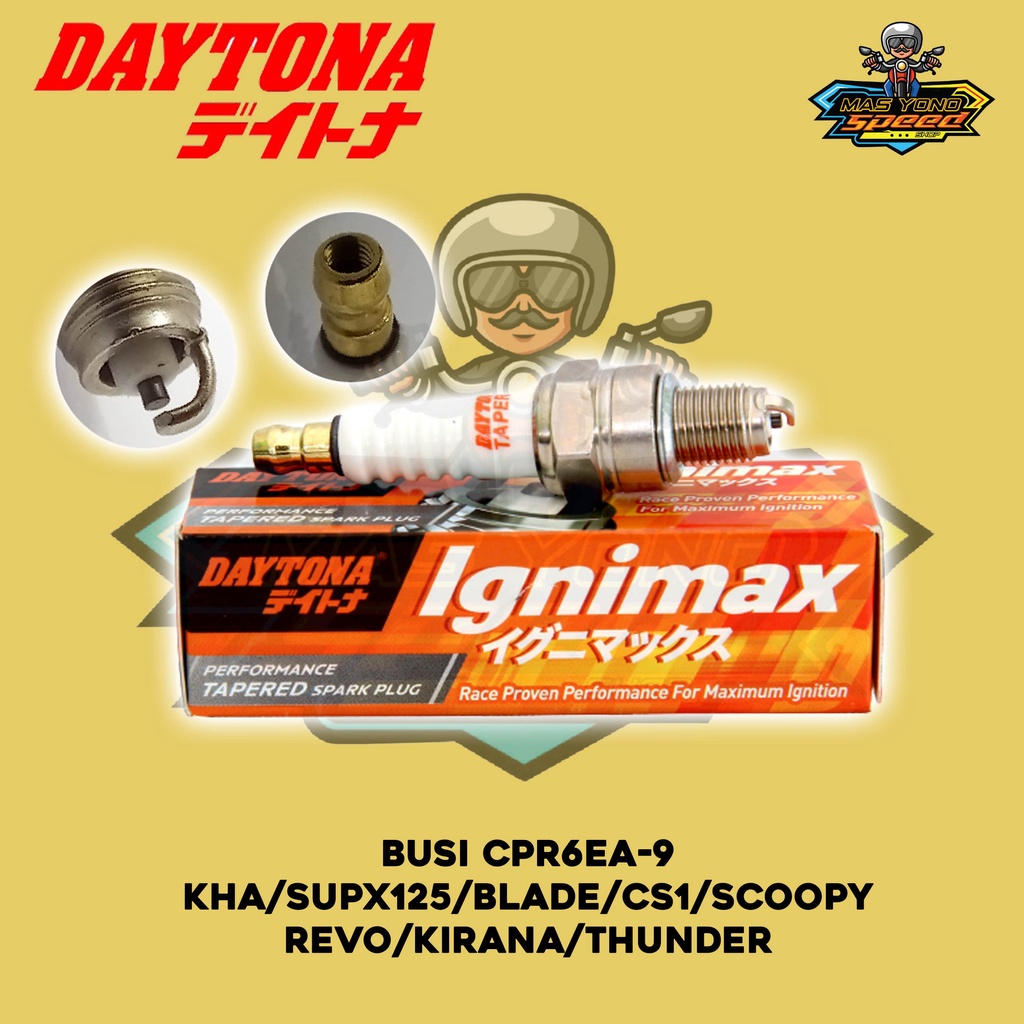 Jual Daytona Busi Ignimax Tapered Spark Plug Tipe CPR6EA Karisma ...