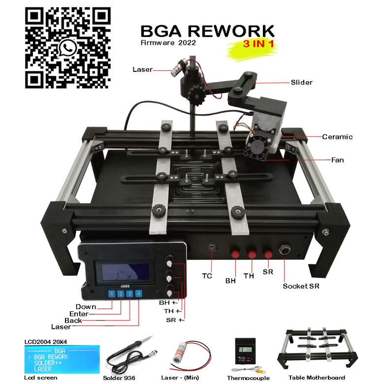 Jual Bga rework infrared-blower uap-solder station | Shopee Indonesia