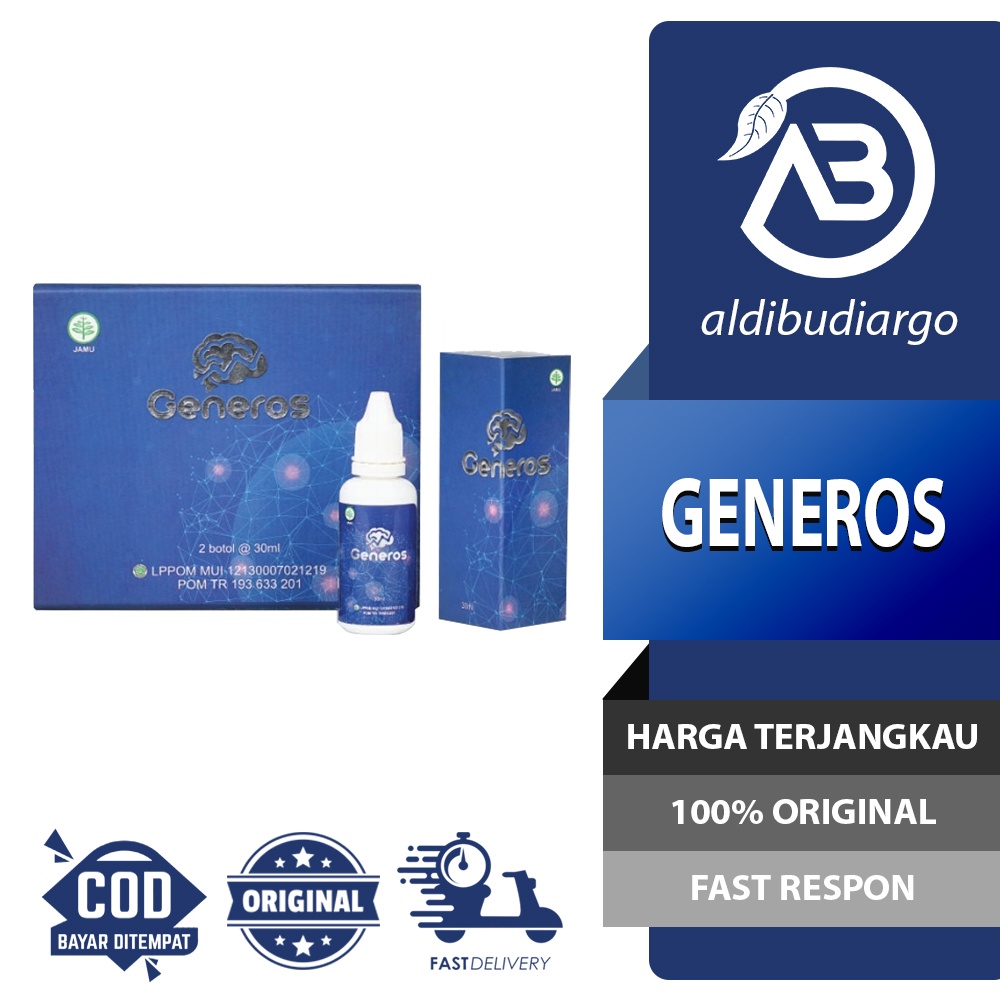 Jual GENEROS SPEECH DELAY 1 BOX ISI 2 BOTOL SUPLEMEN VITAMIN OTAK ...