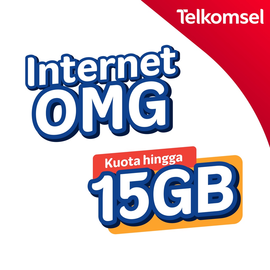 Jual PAKET INTERNET OMG! BULANAN HINGGA 15Gb / 30 HARI | Shopee Indonesia