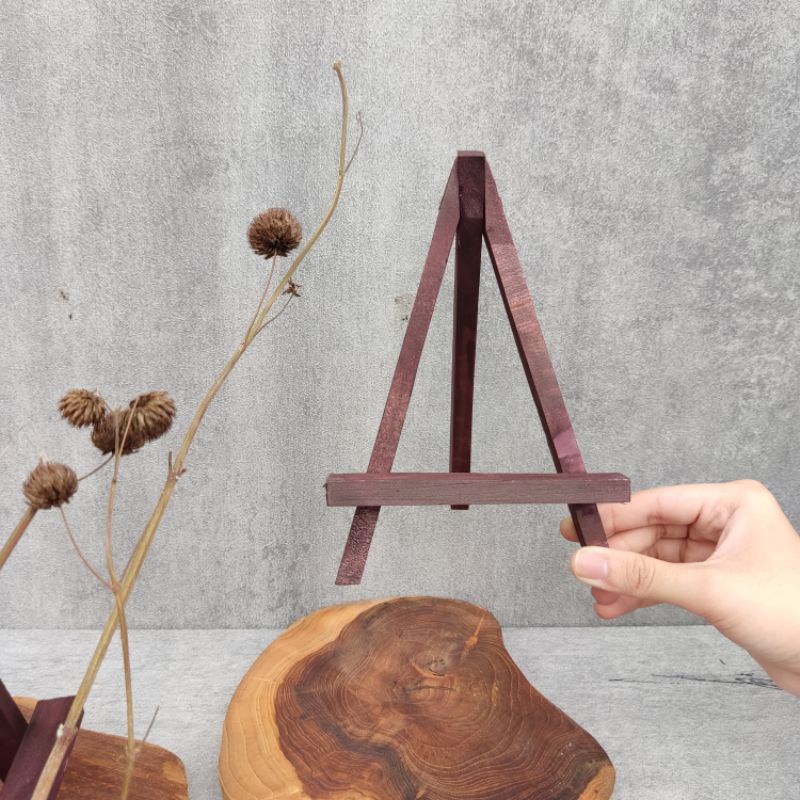 Jual STANDING AKRILIK / TRIPOD KAYU / STAND KAYU 21cm x 11cm | Shopee ...
