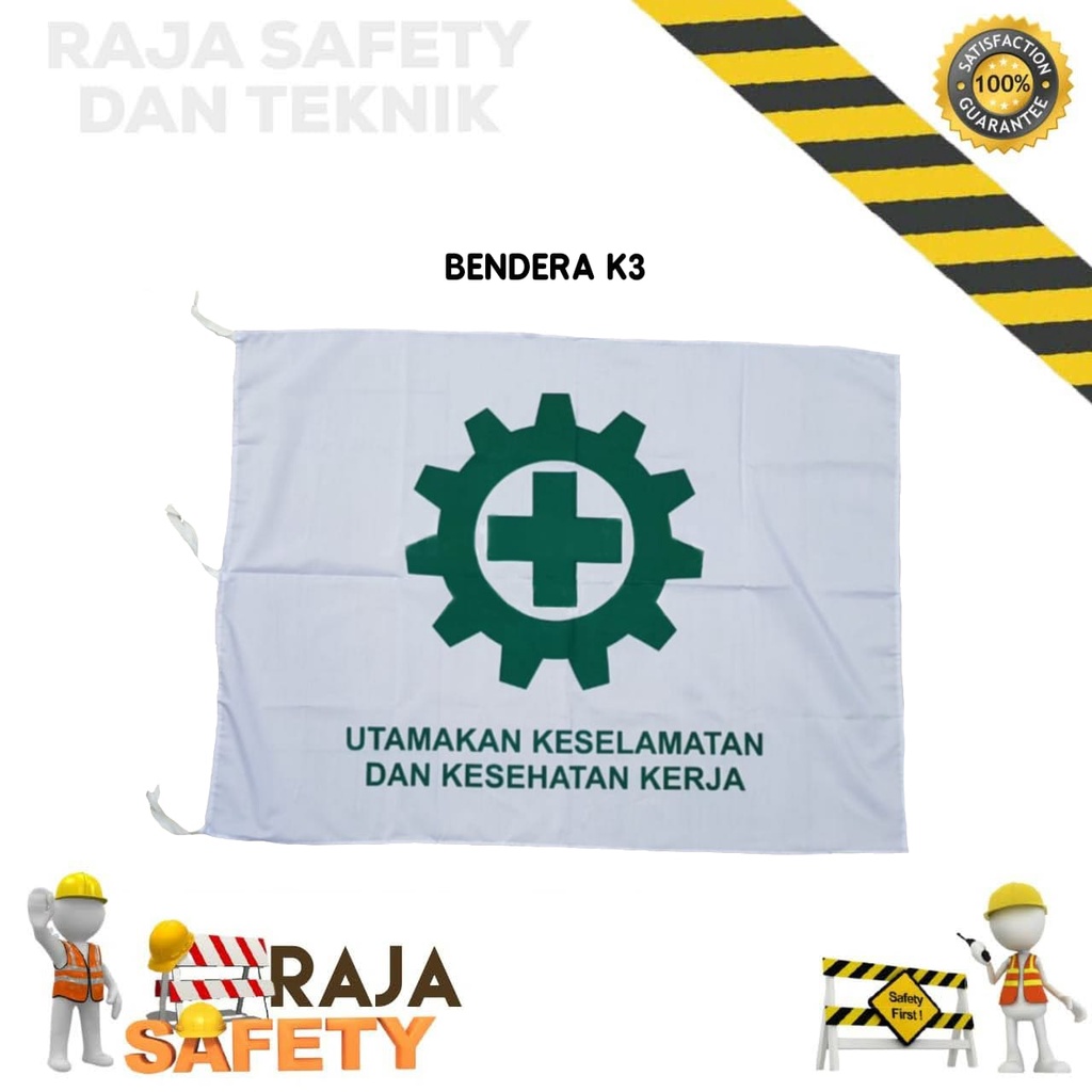 Jual Bendera Safety K3 Standard Disnaker | Shopee Indonesia
