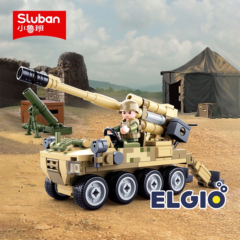 Jual Sluban Bricks Army Tank Bob Cat M38 B0751 159 pcs | Shopee Indonesia