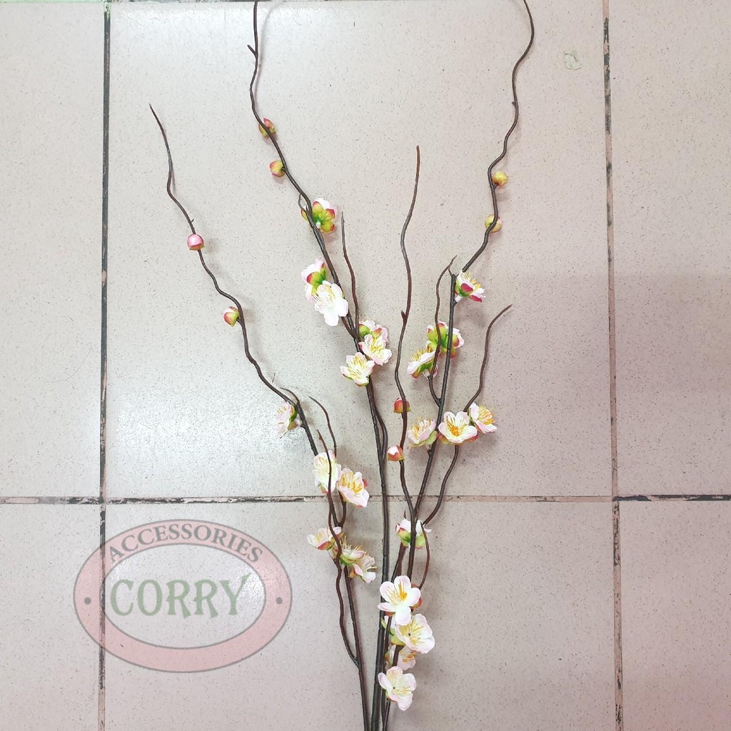 Jual Bunga Imlek Meihwa Sakura Pink 4 Cabang 1 Meter Rangkai Dekorasi ...