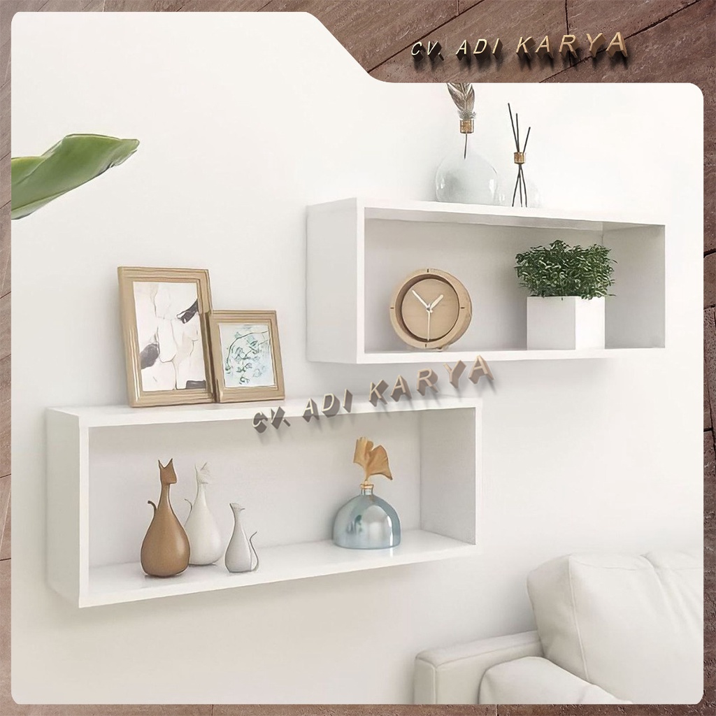 Jual Rak Dinding Rak Buku Minimalis Tempel Dinding Gantung Dekorasi ...