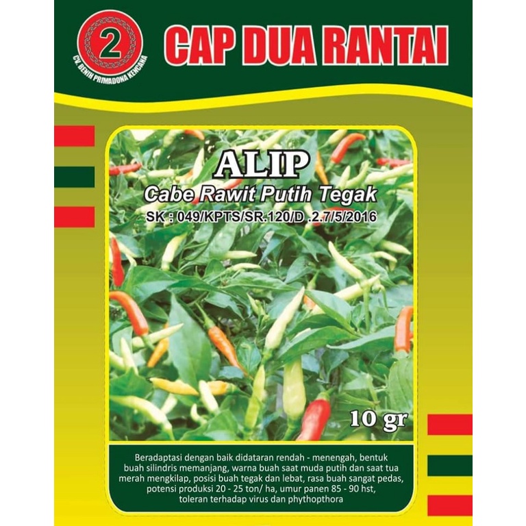 Jual Bibit Biji Benih 10 gram Cabai Alip Lombok Rawit Kecil Hijau BENIH ...