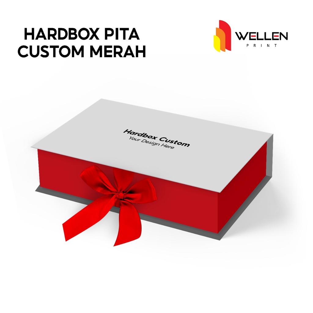 Jual WELLEN PRINT - Hardbox Natal Pita / Print Custom Packaging Kotak Hampers Christmas / Cetak ...