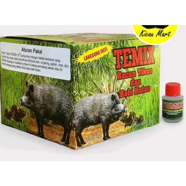 Jual Temix Racun tikus dan babi langsung mati timex obat basmi hama ...