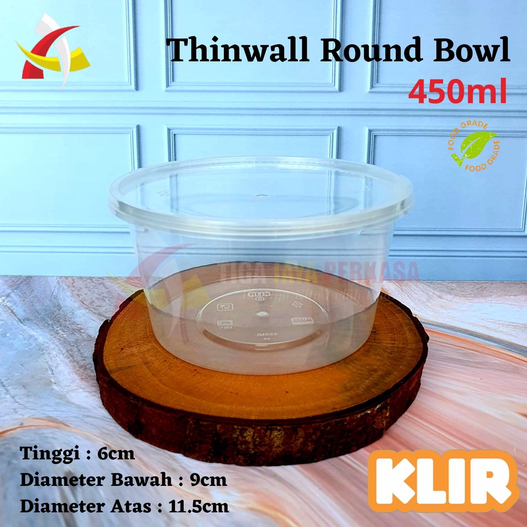 Jual Thinwall Mangkok 450ml / Round Bowl 450 ml Klir / Mangkok Bulat ... Jual Thinwall Mangkok 450ml / Round Bowl 450 ml Klir / Mangkok Bulat ...