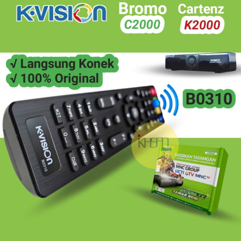 Jual Remote K VISION BROMO 100% Original | Shopee Indonesia
