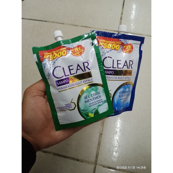 Jual Clear Shampo Refill 55ml | Shopee Indonesia