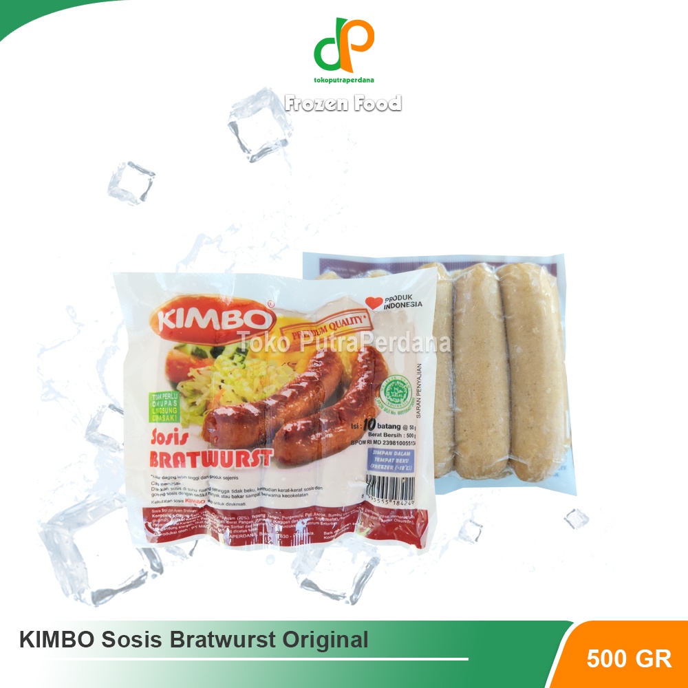 Jual KIMBO Sosis Bratwurst Original 500gr (10 Pcs) | Shopee Indonesia