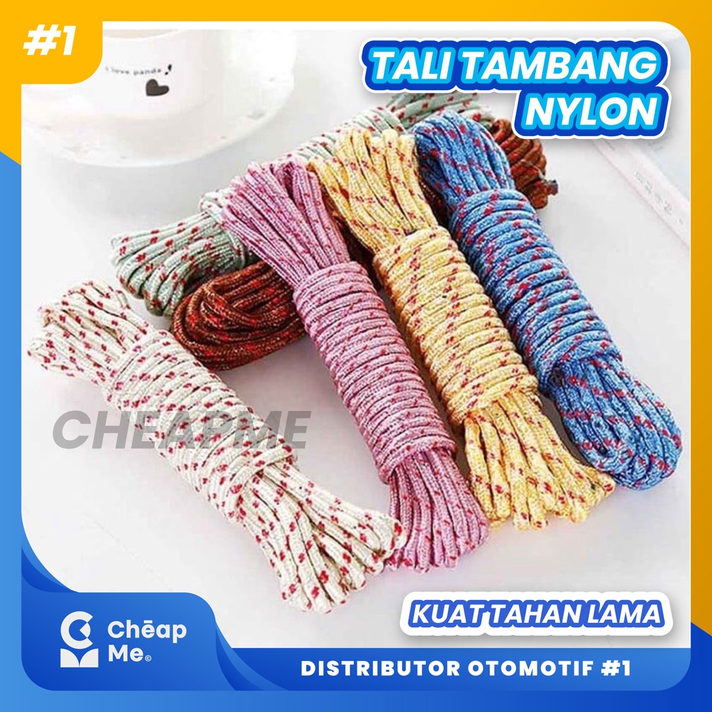 Jual Tali Tambang Bahan Nylon / Tali Jemuran Nilon Panjang 10 Meter ...